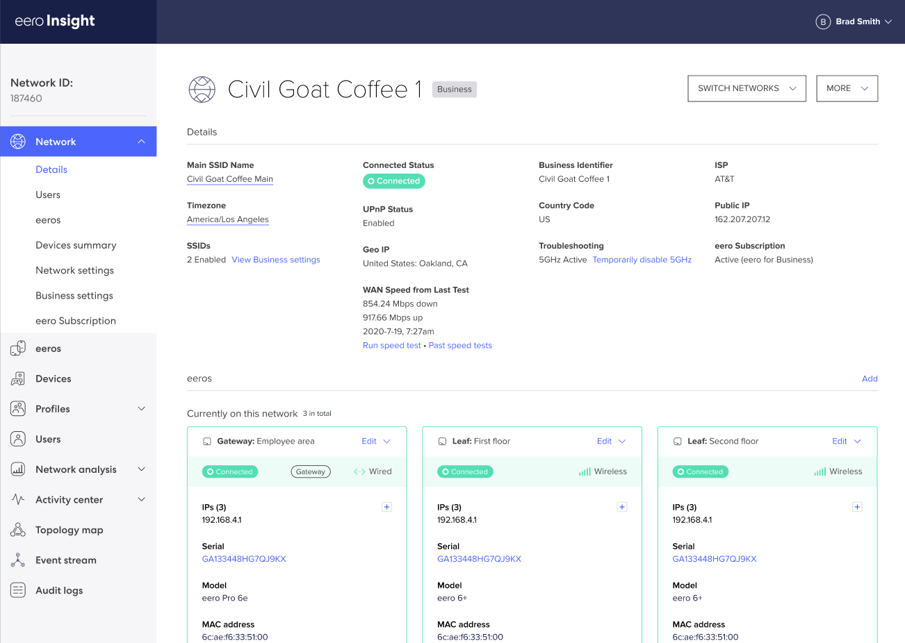 eero Insight for Business – eero Help Center